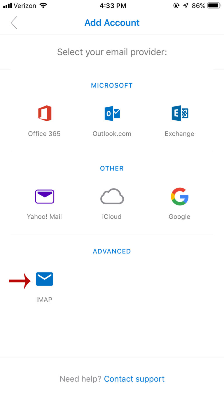 How To Setup Email On Outlook For IPhone | CaSupport